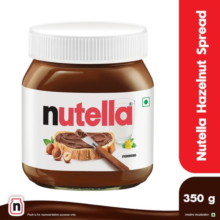Nutella Hazelnut Spread 350g Glass Jar - Imported From UAE | Daraz.lk