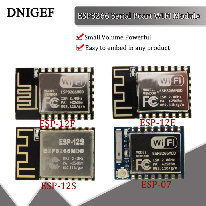 Wireless WIFI Module ESP8266 ESP-12F ESP-12E ESP-12S ESP-07 Serial WIFI ... Wireless WIFI Module ESP8266 ESP-12F ESP-12E ESP-12S ESP-07 Serial WIFI ...
