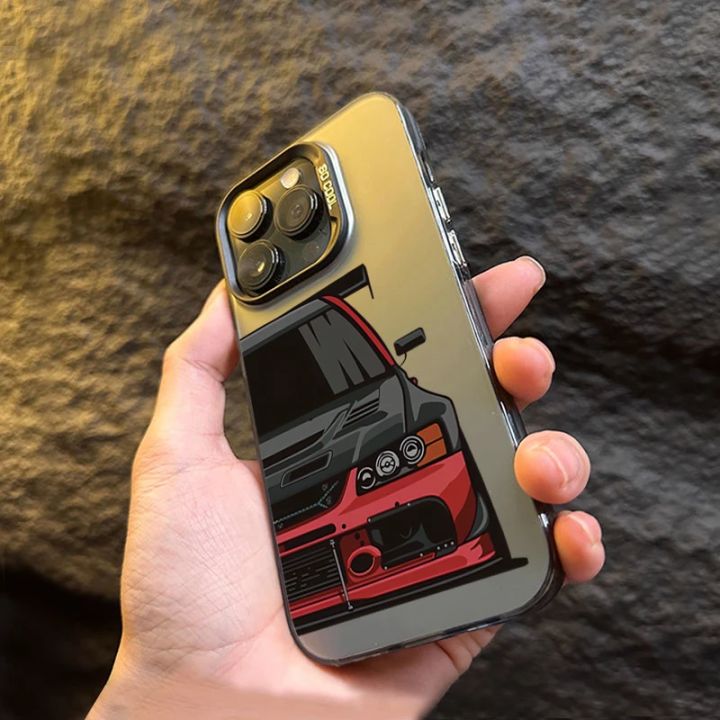 JDM Sports Cars Male Men Matte Hard Back Phone Case For iPhone 11 12 13 ...