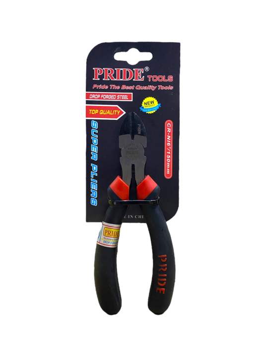 Heavy Duty Cutter plier 6" PRIDE BLACK Top quality Drop forged steel ...