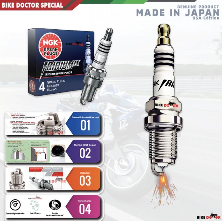 Spark plugs IRIDIUM NGK made in Japan 100% product | Daraz.com.bd