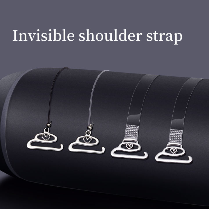 1 pair of transparent shoulder straps underwear invisible seamless ...