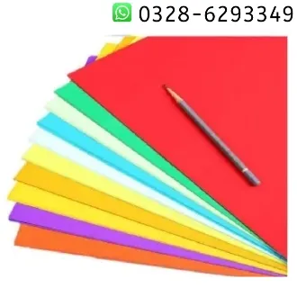 Colour Chart Paper A4 size sheets Mix Colour Printing Colour Hard Card ...