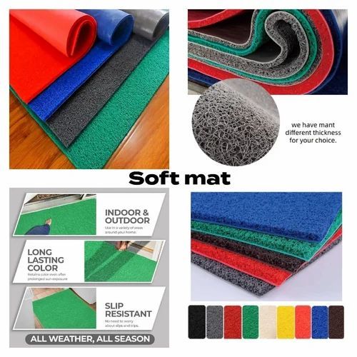 Durable PVC Coil Mat PVC Noodle Spaghetti Carpet Roll Flooring ...
