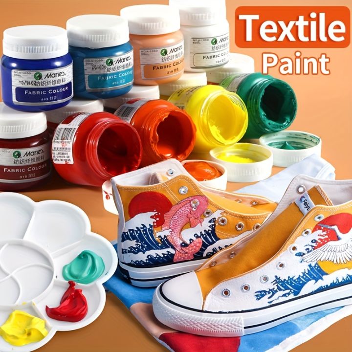 Marie's Fabric Paint 1 Bottle,50 ml 22 Colors for Clothes Permanent for ...