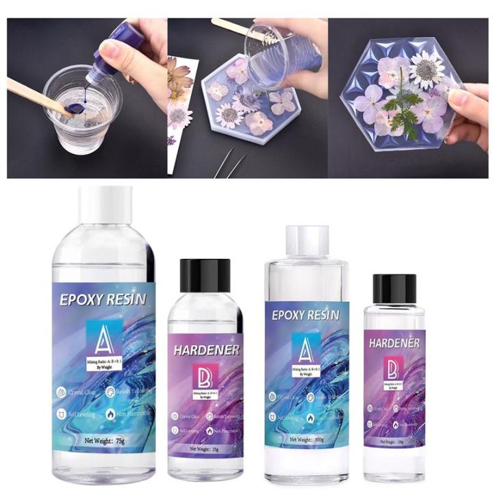 High Transparency 3:1 AB Epoxy Resin Glue Kit High Adhesive Hardener ...