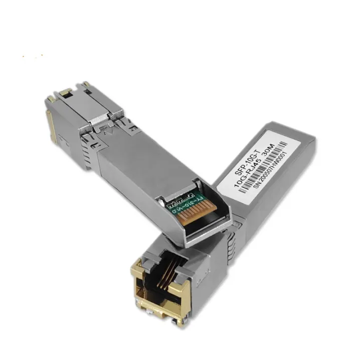 10G SFP+ Fiber 2.5G Copper SFP Modules Optical Port Turn To RJ45 ...