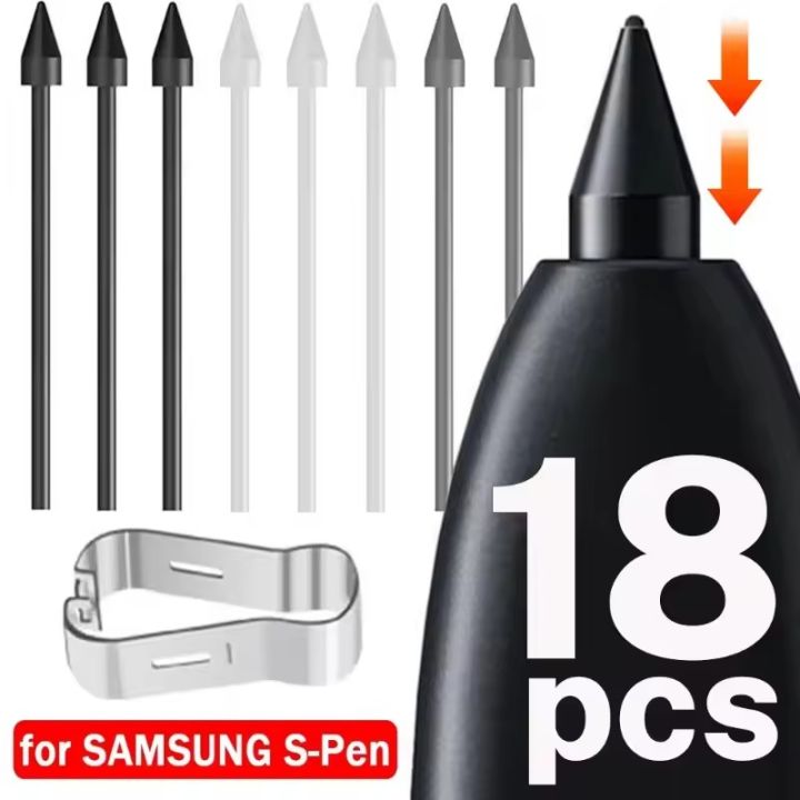 Touch Stylus S Pen Tips Replacement Nibs with Clip for Samsung Galaxy ...