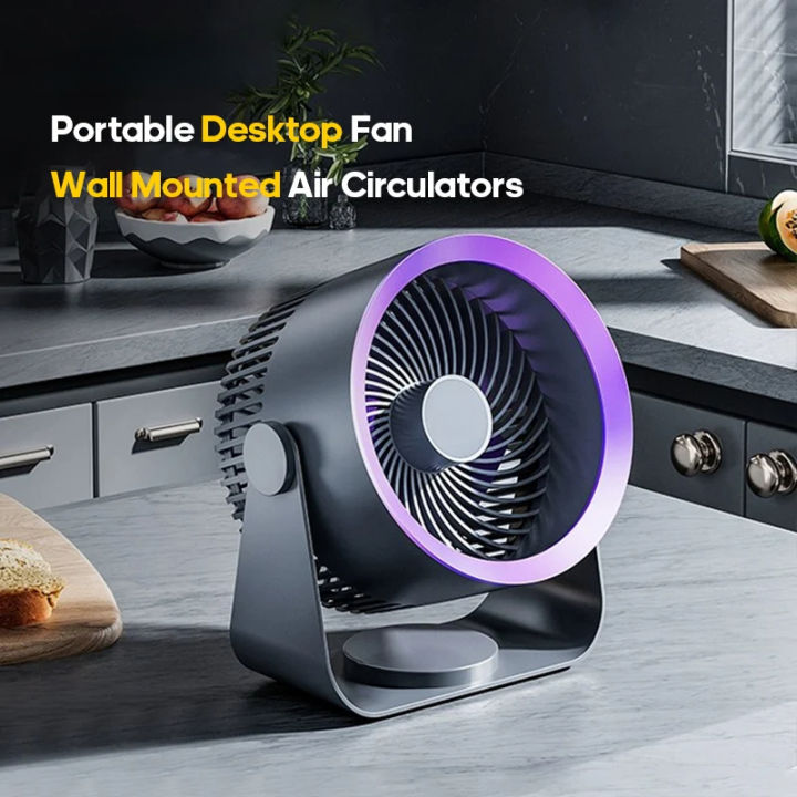 Multifunctional Electric Fan Circulator Wireless Portable Home Quiet ...