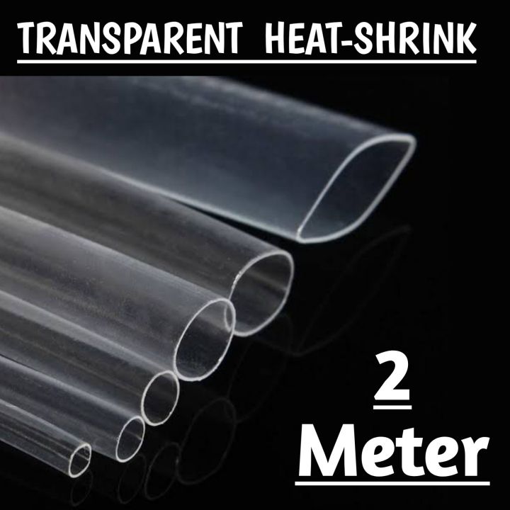 2 meter Transparent Heat Shrink . Heat sleeve | Daraz.pk