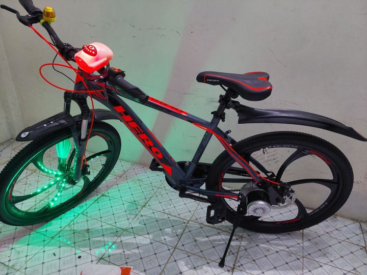 electric bicycle with RGB wheel 26size | Daraz.com.bd