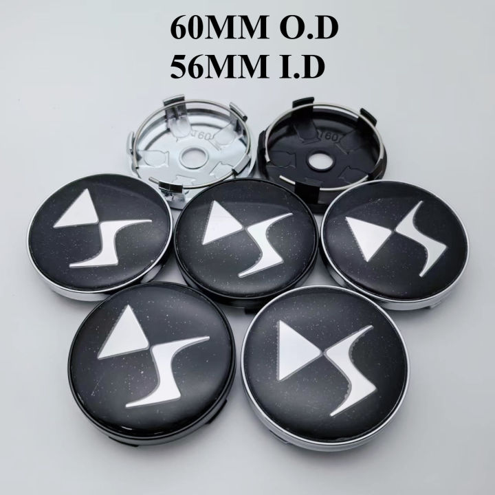 4PCS/lot 60MM DS Car Wheel Center Hub Caps for DS DS3 DS5 DS6 Deesse ...