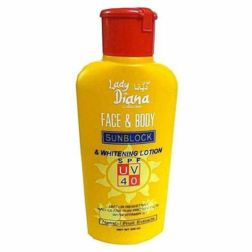 Lady Diana Sunblock Lotion - Face and Body - 200ml | Daraz.lk