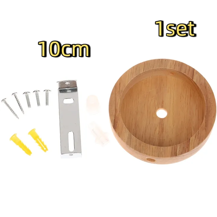 10cm Wooden Light Canopy Kit Wood Lamp Bases Ceiling Panel Chassis ...