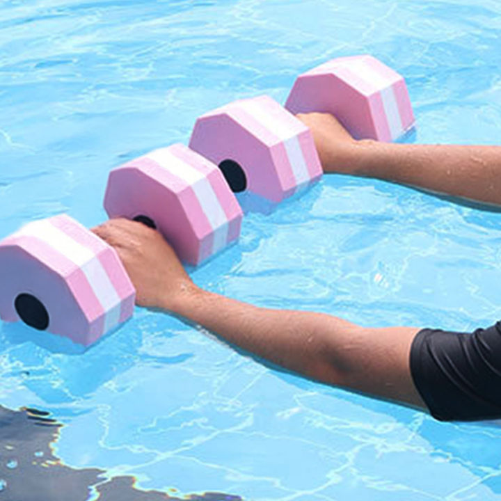 1pcs EVA Water Foam Floating Dumbbell Swimming Pool Water Weight ...