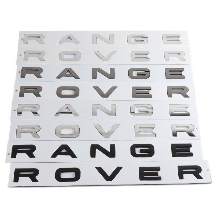3D ABS Car Hood Badge Sticker ROVER RANGE logo badge sticker For Land ...