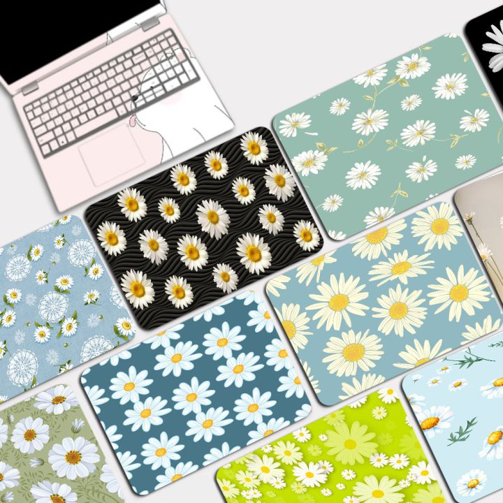 New design floral daisy Rubber Small Desktop Desk Mat Kawaii Gaming ...