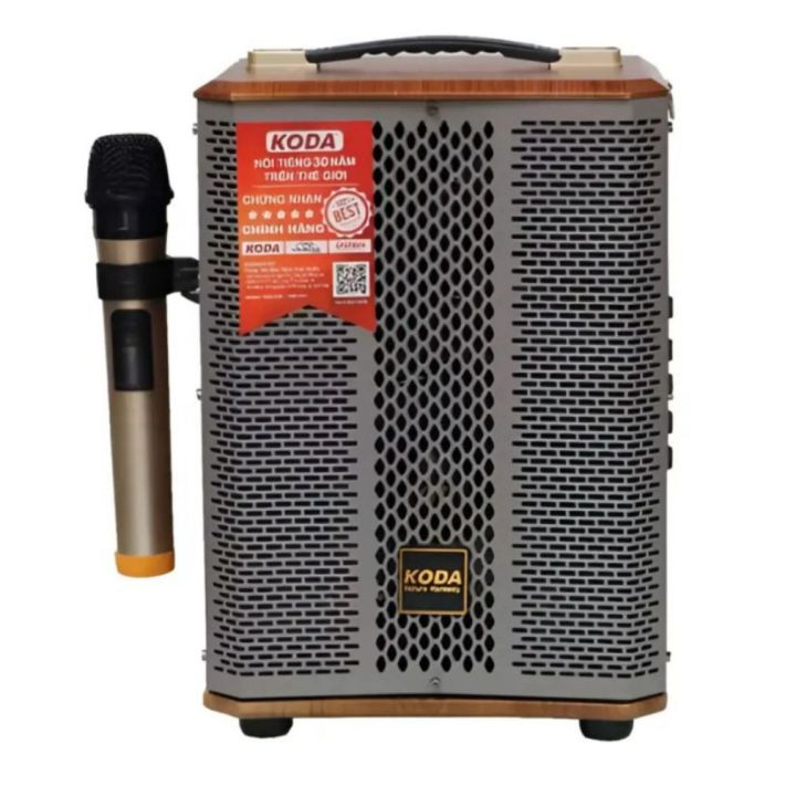 KODA 6 Inch Karaoke Speaker, Portable System with Wireless mic, 30 ...