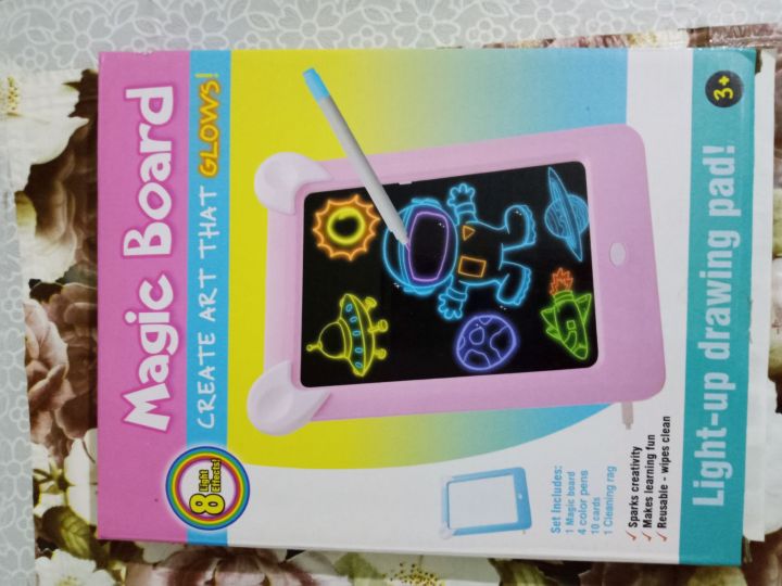 Magic Board - Create Art that glows - Learn to overwrite digits and ...