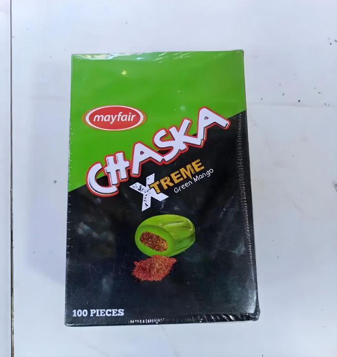 Chaska X Treme Green Mango Candy Pack of 100 PC's | Daraz.pk