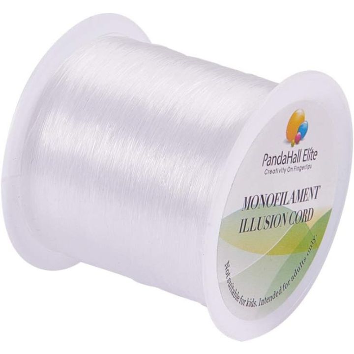 1 Roll 130m/ 142yards 0.2mm Clear Nylon Thread Fishing Line Wire for ...