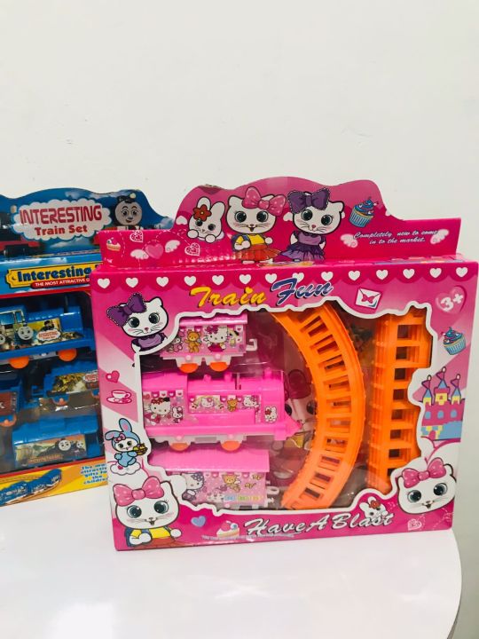 Hello kitty train set toy ( kids) | Daraz.lk
