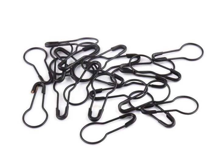 B&M Metallic Grey Coil less Safety Pins for Hijab | Loop Hijab Pins ...