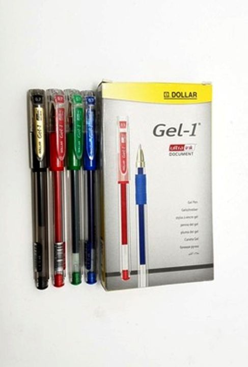 Dollar GL -1 Ultra Ink 0.7mm (5pcs/ pack) for documents - Ballpoint pen -Gel pen-1 - Ballpoint ...