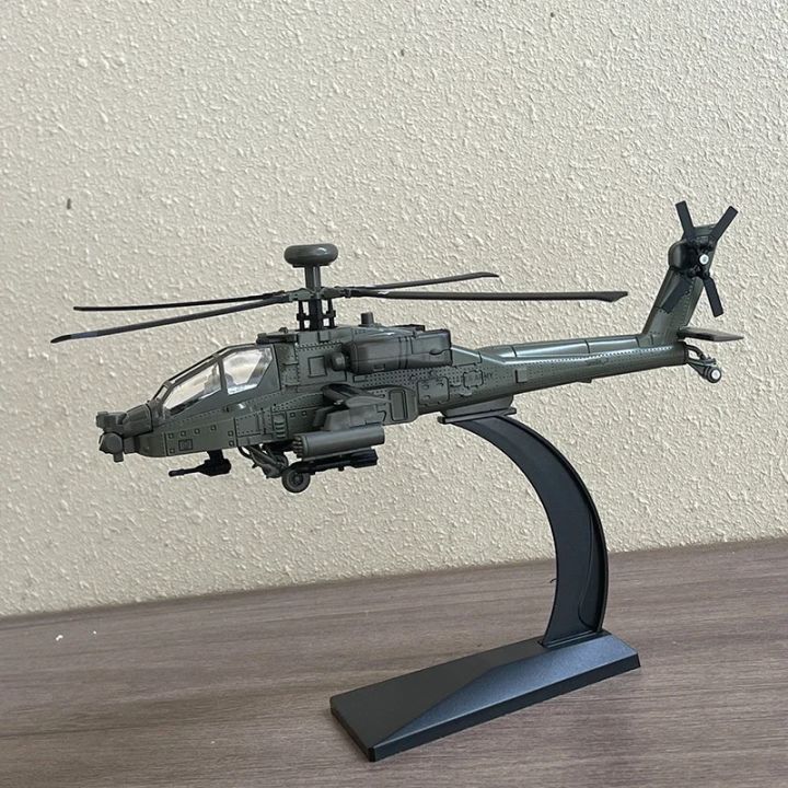 NEW America AH-64 Apache Utility Alloy Helicopter Airplane Model ...