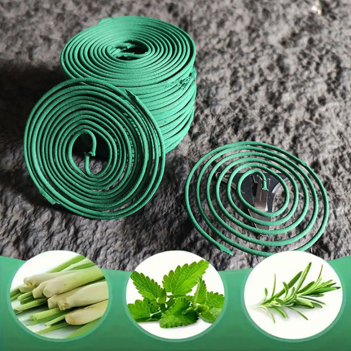 Natural lemon grass Coil Incense 48 Rings/lot Outside Citronella ...