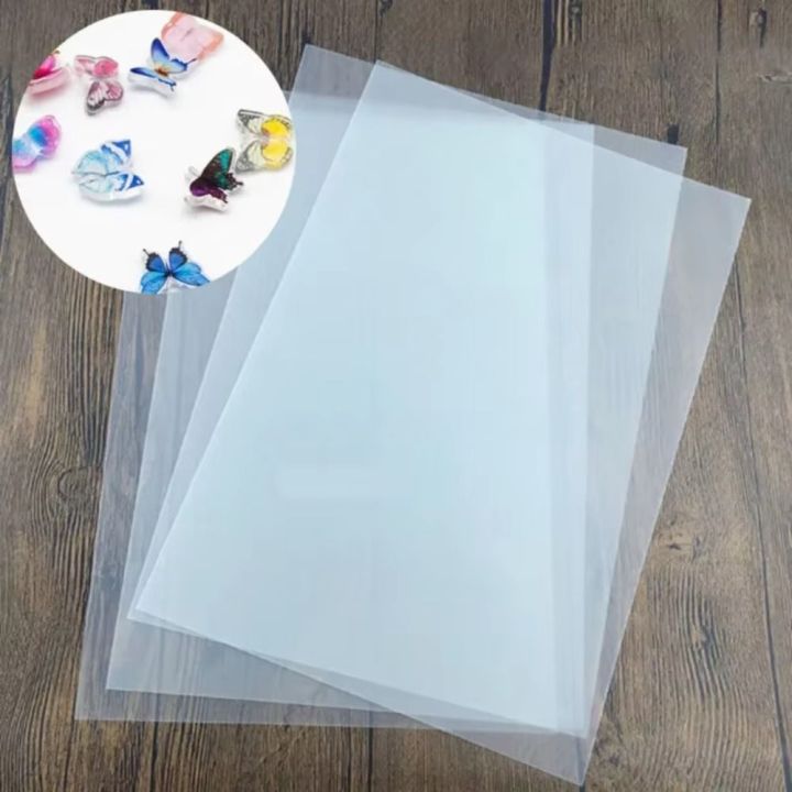 3/5/10Pcs DIY Thermal Shrink Film Translucent Frosted Shrink Plastic ...