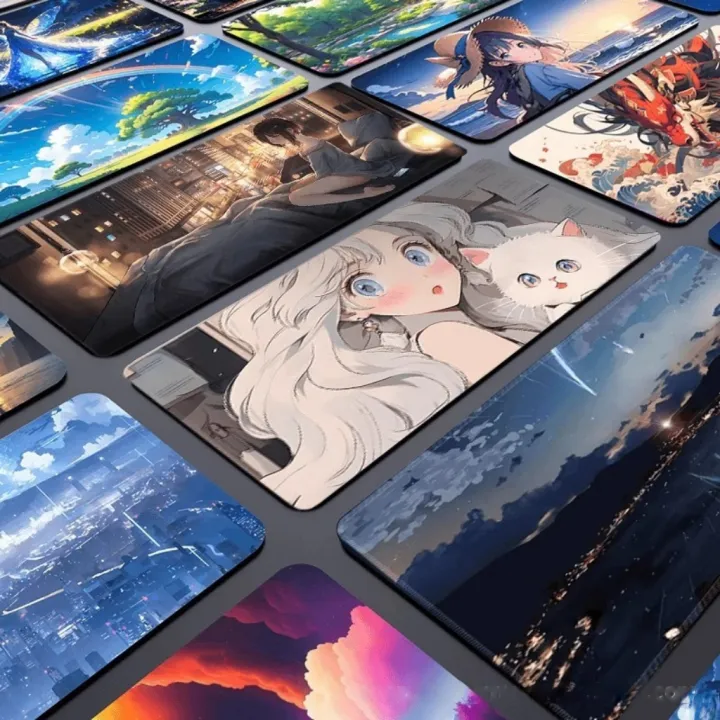 E-sports animation anime mouse pad, game anti-skid rubber mouse pad ...