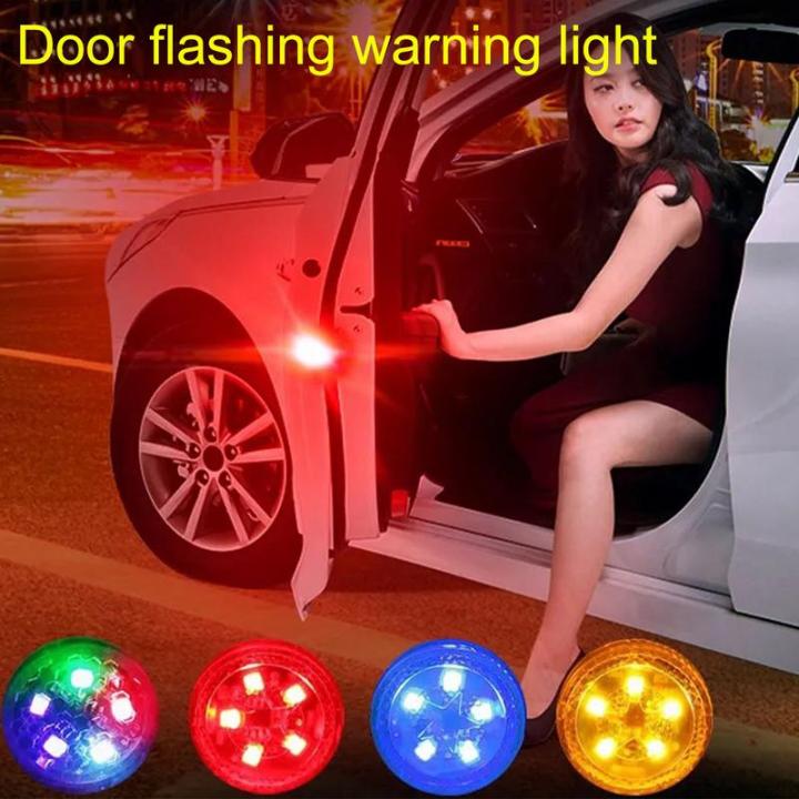 Car Door Safety Warning Led Light Wireless Sensor Lamp For Anti Rear ...
