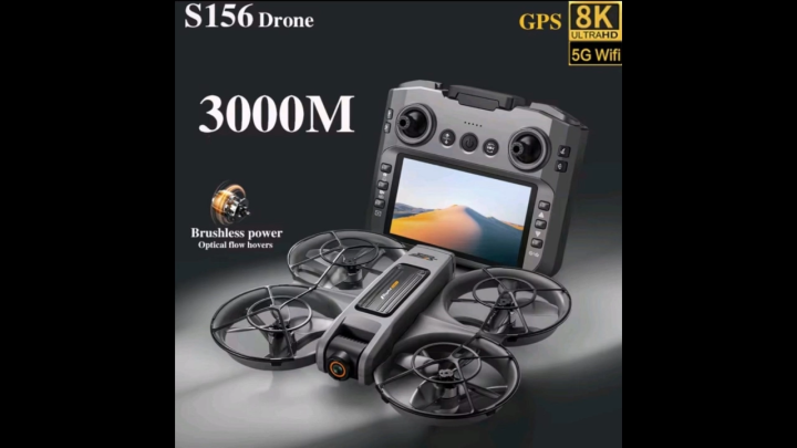 2025 Xiaomi S156 GPS Drone 8K Professional HD 360° Wide Angle Dual ...