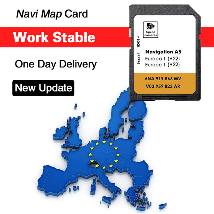 UK Europa SD Card 32GB Navigation GPS Map Version 2025 Newest 5NA 919 ...