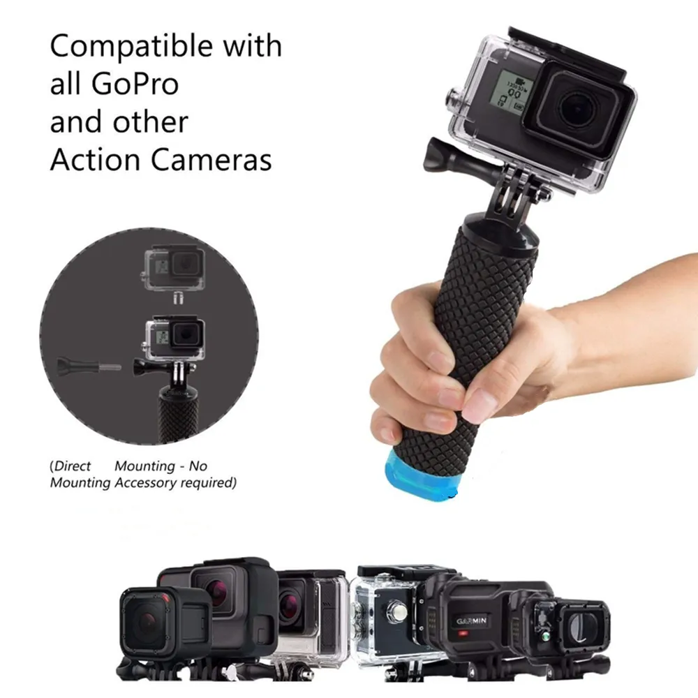 Water Floating Hand Grip Handle Mount Float Accessories for Gopro Hero ...