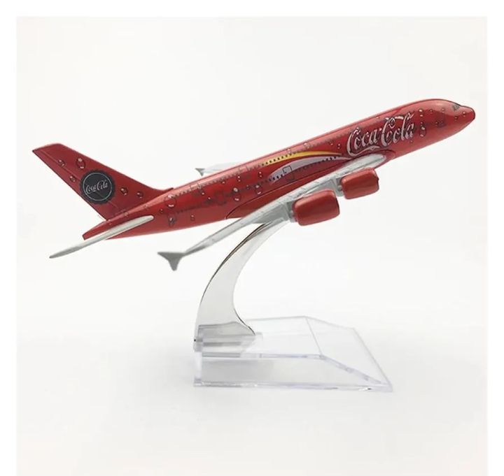 Coca Cola Airlines Airbus A380 Metal Airplane Model | 16cm Aircraft ...