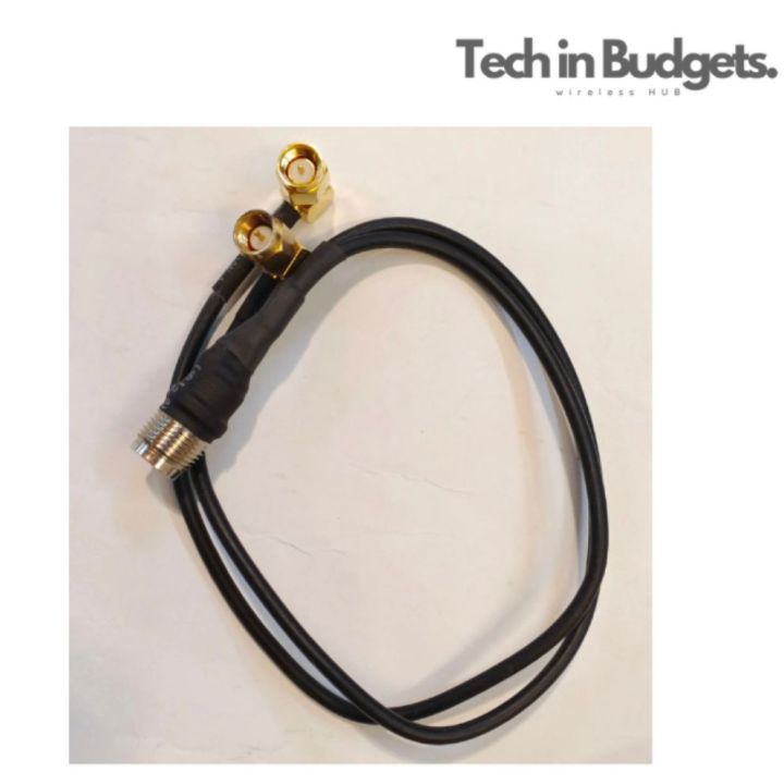 Sma male double to tnc female Antenna connector or f female | Daraz.pk