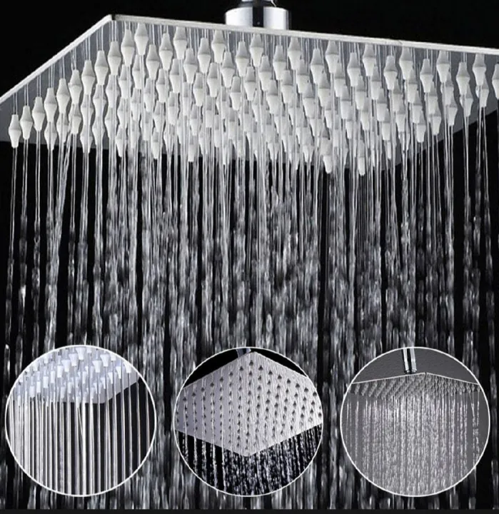 Large Square Shower Head, 6 Inches rain shower head 4x4 size 6x6 size ...