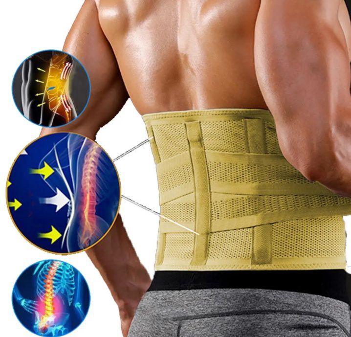 Orthopadic Back Brace Posture Corrector For Men & Women Lumber Support ...