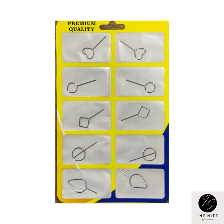 10Pc Universal Sim Card Tray Pin Removal Tool Needle Opener Ejector ...