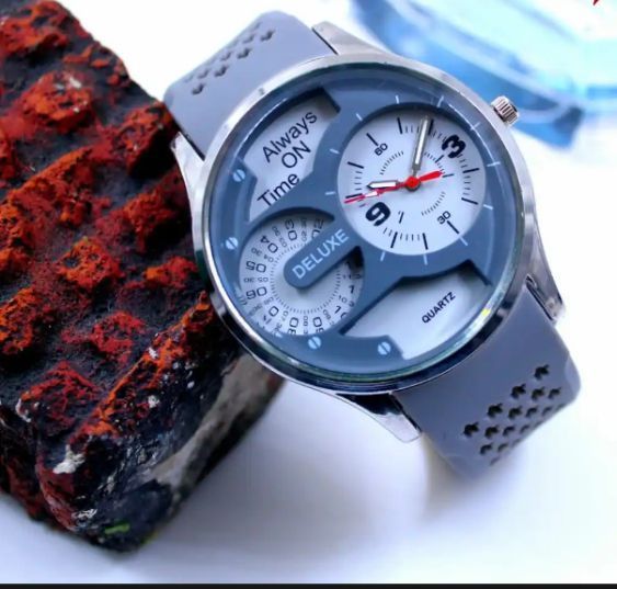 new trendy design with double dail of watches | Daraz.pk