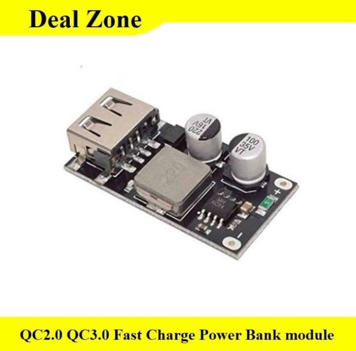 QC3.0 QC2.0 3V 5V 12V USB DC-DC Buck Converter Charging Step Down Module 9V 12V 24V to Fast ...