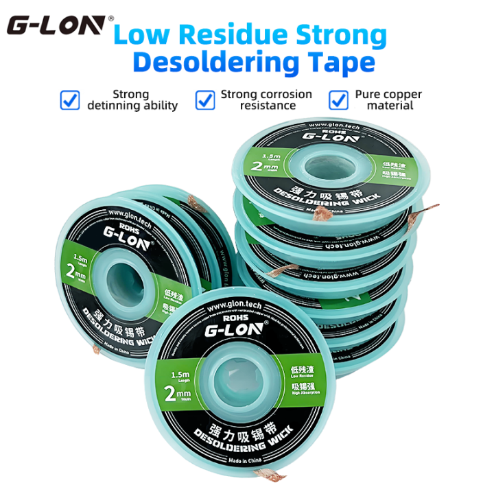 G-LON SW-20 10pcs Desoldering Braid Tape 2mm Copper Solder Wire ...