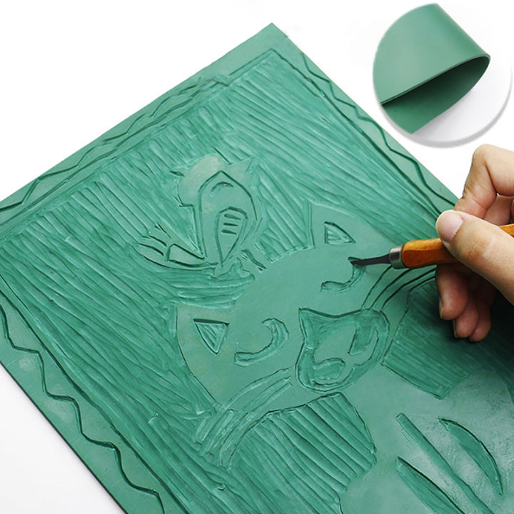 Engraving Rubber Sheet For Printing Engraving Sealer Stamp DIY Craft ...
