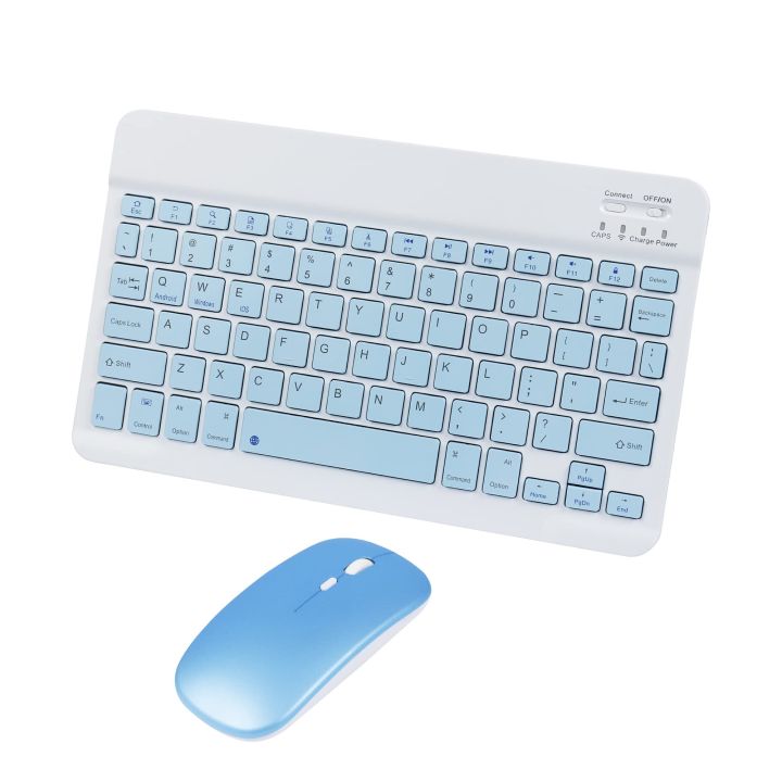 Rechargeable Bluetooth Keyboard And Mouse Combo Ultra Slim Portable Compact Wireless Np