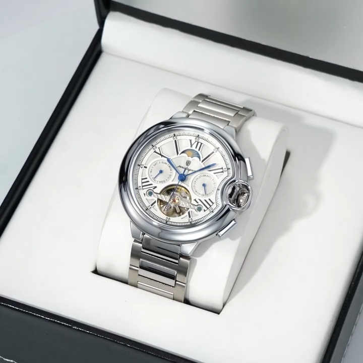 ORIGINAL POEDAGAR AUTOMATIC Luxury Male Watch Tourbillon Date Week ...