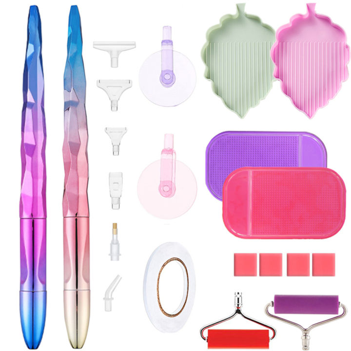 5D Diamond Painting Pen Tool Plating Point Drill Pens With Caly Wax ...