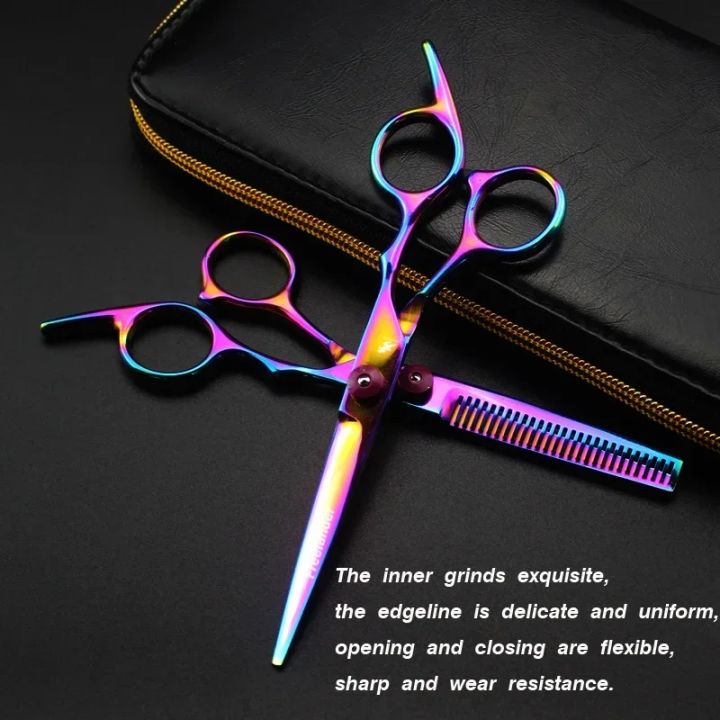 Professional 6 inch Hair Scissors Thinning Barber Cutting Hair Shears ...