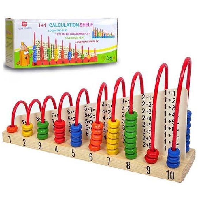1+1 Calculation Shelf, Vertical Abacus Counting Addition Subtraction ...